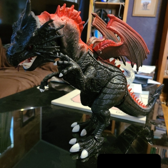 Toys | 18 Adventure Force Red Mighty Dragon Walking And Talking Eyes ...